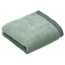 Gästehandtücher Bugatti "Prato", grün (soft grün), B:30cm L:50cm, Walkfrottier, Obermaterial: 100% Baumwolle, Handtücher, Uni Farben, mit melierter Optik im Saum