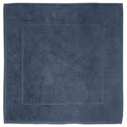Badematte Framsohn FROTTIER "Uni Basic Hotelmatte" Gr. 3, blau (tintenblau), H:11mm, Baumwolle, Badematten, große Farbpalette, Hergestellt in Österreich, Badezimmerteppich