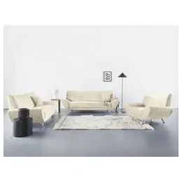Polstergarnitur Inosign "Saltare elegant und komfortabel, OTTOs Choice, 3-2-1", weiß (weiß,), H:78cm T:82cm, 100% Polyester, Sitzmöbel-Sets