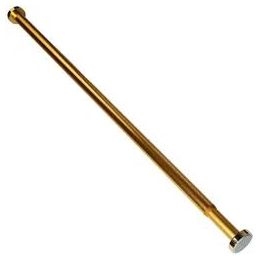 Klemmstange Sanilo, gold (goldfarben), Ø:28mm, Aluminium, Gardinenstangen, ausziehbar, für Duschvorhänge, Duschvorhangstange der Länge 120-220cm