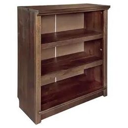 Standregal Home Affaire "Soeren", braun (dunkelbraun), B:80, Regale, aus massiver Kiefer, in 2 Breiten, Tiefe 29 cm, FSC-zertifiziert