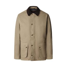 Hackett London Between-Season Jacket 'Drywax' male Beige size XL