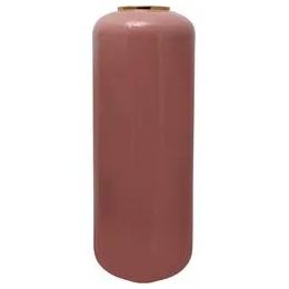 Bodenvase Kayoom "Bodenvase Art Deco 205", rosa (rosa, goldfarben), B:30cm H:81cm T:30cm Ø:30cm, Vasen