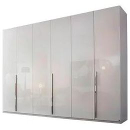 Drehtürenschrank Rauch "Kleiderschrank Schrank Garderobe Wäscheschrank BESTSELLER MONTCLAR", weiß (weiß, hochglanz weiß), B:301cm H:223cm T:60cm, Holzwerkstoff, Schränke, mit umfangreicher Innenausstattung und Hochglanz-Front MADE IN GERMANY