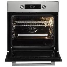 Hanseatic Einbaubackofen "65M90E3-E11B200", Standardmodul: A (A+++-D), silber (silberfarben), B:59,5cm H:59,5cm T:57,5cm, Backöfen, Leichte Verschmutzungen werden mithilfe von Wasserdampf entfernt