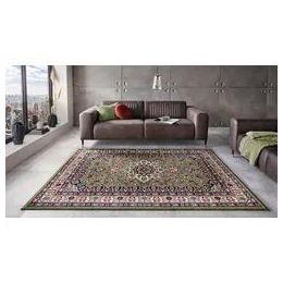 Teppich Hanse Home "Parun Täbriz" Gr. 3, grün, B:120cm H:9mm L:170cm, Polypropylen (PP), Teppiche, Kurzflor, Orient, Läufer, Vintage, Esszimmer, Wohnzimmer, Flur