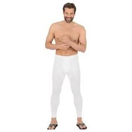 Lange Unterhose TRIGEMA "TRIGEMA Lange Unterhose im Doppelpack", Herren, Gr. 9, weiß, 100% Baumwolle (Bio-Baumwolle kbA), Unterhosen Unterhose Unterwäsche Lange Unterhose Multipacks