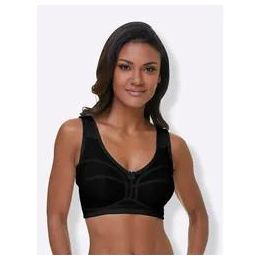 wäschepur Entlastungs-BH WÄSCHEPUR, Damen, Gr. 85, Cup D, schwarz, 88% Polyamid, 12% Elasthan, BHs BH-Set Entlastungs-BH DekolletéFormer Bügelloser-BH