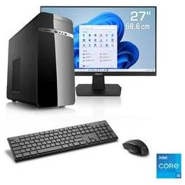 CSL PC-Komplettsystem "Speed V25131", Energieeffizienz: E (A-G), schwarz, Microsoft Windows 11 Home (64 Bit), 16 GB RAM 1.000 GB SSD, Computer_Komplettsysteme