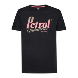 PETROL INDUSTRIES T-Shirt Herren Gr&ouml;&szlig;e L pink / schwarz