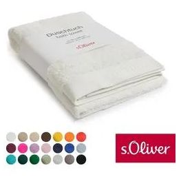 Duschtuch s.Oliver "s.Oliver, Premium Qualität, 600 gr/m2, auch als Sets erhältlich", beige (ecru), B:70cm L:140cm, Walkfrottier, Baumwolle, Handtücher, große Farbauswahl, auch als Handtuch, Waschhandschuh, Gästetuch