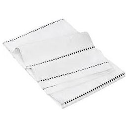 Handtuch Esprit "Box Stripes", weiß, B:50cm L:100cm, Webfrottier, Obermaterial: 85% Baumwolle, 15% Lyocell (TENCELTM), Handtücher, hohe Saugfähigkeit