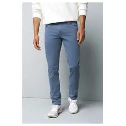 5-Pocket-Jeans MEYER "M5 Slim", Herren, Gr. 38, Länge 34, blau, 75% Baumwolle;21% Lyocell;4% Elasthan, unifarben, slim fit lang, Jeans, aus Bio-Baumwolle