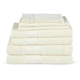Handtuch Set Good Morning "Uni", beige (cream), B:70cm L:140cm, Frottee, Frottee, Handtücher, Baumwolle, Walkfrottee, Bordüre, 500 GSM,Einfarbig, ohne Aufhängung