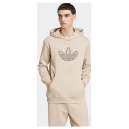 Kapuzensweatshirt Adidas ORIGINALS "OUTLINE HD", Herren, Gr. XL, beige (wonder beige), Obermaterial: 100% Baumwolle, Sweatshirts