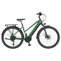 E-Bike Prophete "Entdecker 4.9" Gr. 50, schwarz (grün, schwarz), Elektrofahrräder, 50cm, 28 Zoll (71,12cm), Pedelec, Elektrofahrrad für Damen