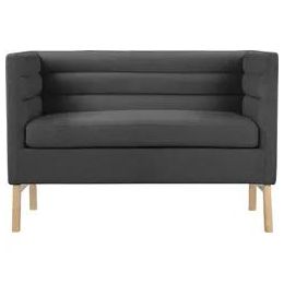 Sitzbank "Isalie, TOPSELLER, OTTOs Choice", grau (anthrazit), B:100cm H:74,5cm T:54cm, Massivholz, Polyester, Sperrholz, LeGer Home by Lena Gercke, Sitzbänke, Essbank Sitzbank, In 4 Farben und 3 Breiten, Sitzhöhe 48 cm