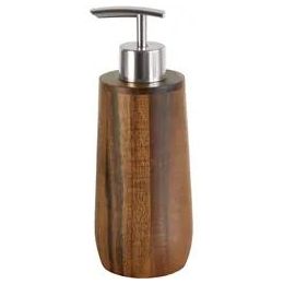 Seifenspender Kleine Wolke "Acaia", braun, Holz, Dosierspender, 0,17 Liter Inhalt
