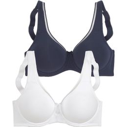 Damen Minimizer-BH marine+wei&szlig; Gr&ouml;&szlig;e 80B