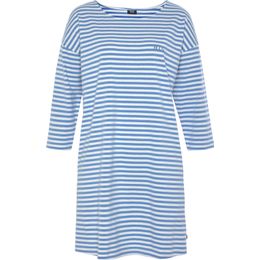 H.I.S. Damen Nachthemd blau Gr&ouml;&szlig;e 52/54