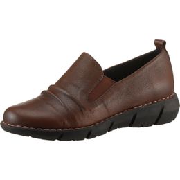 Damen Slipper cognac Größe 39