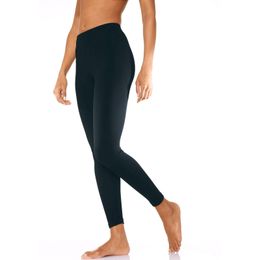 Vivance Active by Lascana Damen Leggings, himbeere, schwarz, Gr&ouml;&szlig;e 48/50