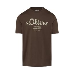 s.Oliver Shirt male Brown size XL