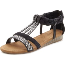 Lascana Damen Sandale schwarz Gr&ouml;&szlig;e 39