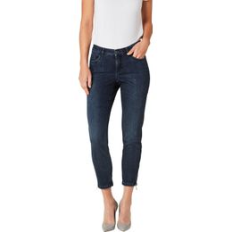 Ascari Damen 5-Pocket-Jeans mit Strass-Applikation dark blue Größe 25