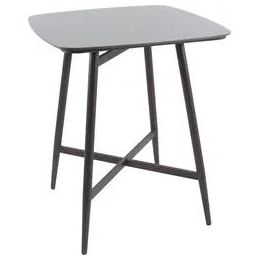 Gartentisch Essentials "Pedro Bartisch", schwarz (wenge, schwarz ceramic), B:90cm H:106cm T:90cm, Aluminium, Tische, Wenge-Schwarz Ceramic