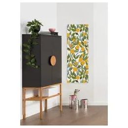 Leinwandbild Komar "Lemon Soda - Größe 30 x 90 cm", bunt (farbe bild(er): bunt), B:30cm, Holz, Papier, Bilder, Keilrahmenbild mi Echtholzrahmen