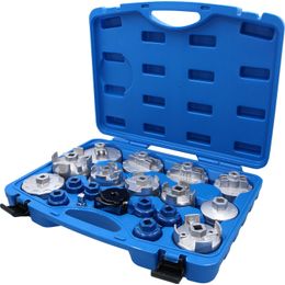 Brilliant Tools Ölfilterschlüssel-Satz, 19-tlg Ölfilterschlüsselsatz BT711010