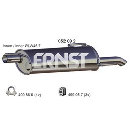 Ernst Endschalld&auml;mpfer f&uuml;r GENERAL MOTORS OPEL 5852904 5852947 5852028 052092