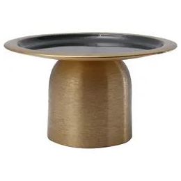 Servierplatte Kayoom "Kuchenplatte Art Deco 225", gold (goldfarben), H:14cm, Metall, Servierplatten