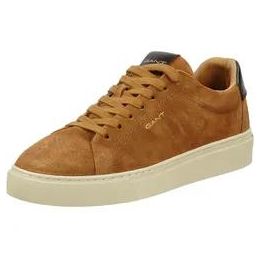 Sneaker Gant "Gant Sneaker Lederimitat", Herren, Gr. 44, braun (walnut), Lederimitat, Casual, Schuhe