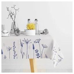 Tischdecke my home "Nérac", blau, B:85cm L:85cm, Polyester, Tischdecken, bedruckt, mordern, Deko, Decke, Tischdeko, Wohnzimmer, Esszimmer