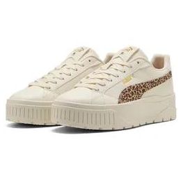Sneaker Puma "KARMEN II ANIMAL FLAIR", Gr. 39, alpine snow, toasted almond, Synthetik, Schuhe