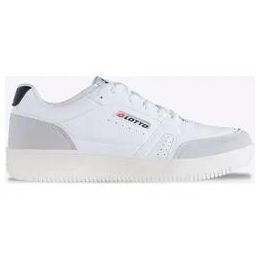 Sneaker Lotto, Gr. 46, weiß, leuchtendesgrau, Synthetik, Schuhe
