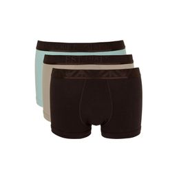 Emporio Armani Boxershorts Herren Größe L hellblau / grau / schwarzmeliert