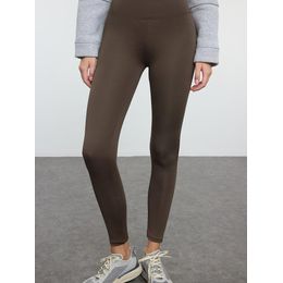 Trendyol Leggings Damen Größe M oliv