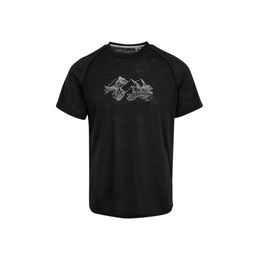 Regatta T-Shirt 'Escade' Herren Gr&ouml;&szlig;e XL schwarz / wei&szlig;