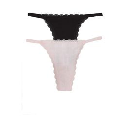 Trendyol String Damen Gr&ouml;&szlig;e XL ros&eacute; / schwarz