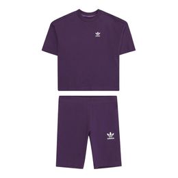 adidas originals Set Jungen Gr&ouml;&szlig;e 116 aubergine / wei&szlig;