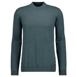 Rundhalspullover Ragman, Herren, Gr. 54, dunkelgrün, 357, 95% Baumwolle 5% Kaschmir, hoch geschlossener Ausschnitt, Pullover