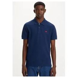 Levi's Poloshirt LEVI'S "LE SLIM HOUSEMARK POLO", Herren, Gr. XL, blau (naval academy garmen), Piqué, Obermaterial: 96% Baumwolle, 4% Elasthan, slim fit, Shirts