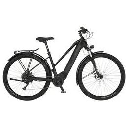 E-Bike Fischer FAHRRAD "TERRA 8.0i 45" Gr. 45, schwarz (schwarz, schwarz), Elektrofahrräder, 45cm, 29 Zoll (73,66cm), Pedelec, Elektrofahrrad für Damen u. Herren