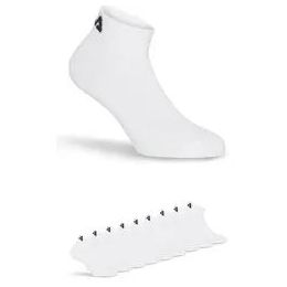 Kurzsocken Fila "UNISEX QUARTER PLAIN SOCKS", Damen, Gr. 39-42, weiß (9x weiß), Baumwolle, Elasthan, Polyester, uni, normal, Socken, mit klassischem Logo