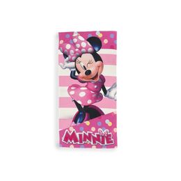 Disney Minnie Mouse Strandtuch für Kinder aus Baumwolle, 70x140cm | Gr.: onesize