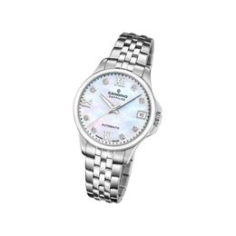 Analog-Armbanduhr Candino Automatik silber mittel (ca. 34mm) | Gr.: onesize