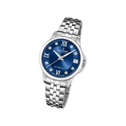 Analog-Armbanduhr Candino Automatik silber mittel (ca. 34mm) | Gr.: onesize